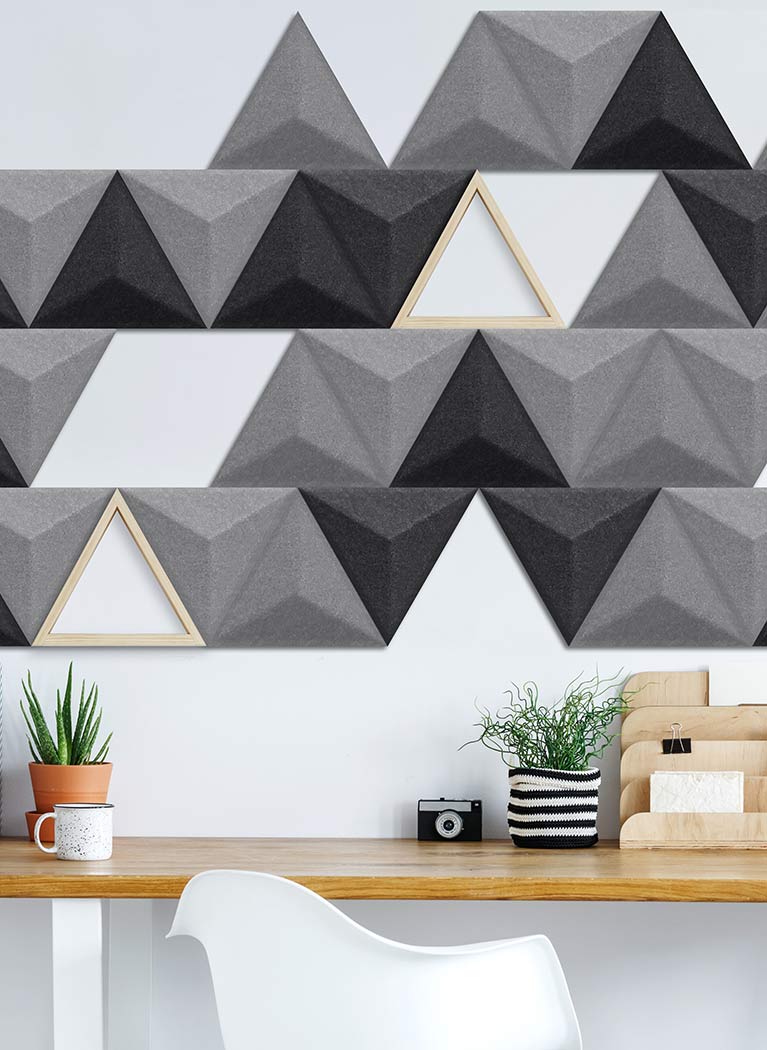 Acoustic Felt Decor: 3D Acoustic Felt Wall Panels